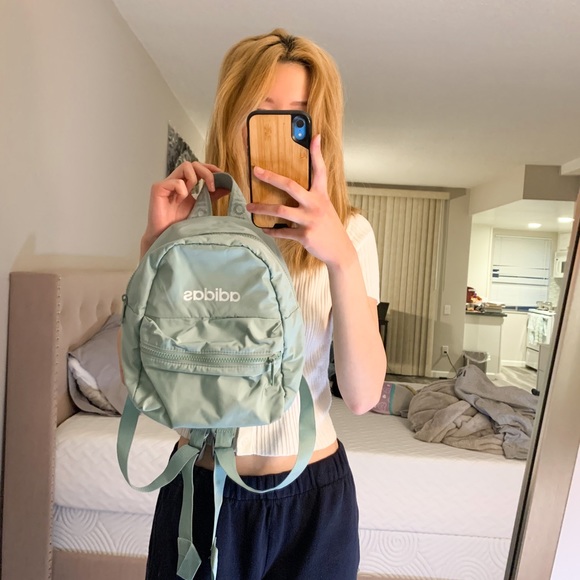 adidas | Bags | Adidas Light Green Mini Backpack | Poshmark